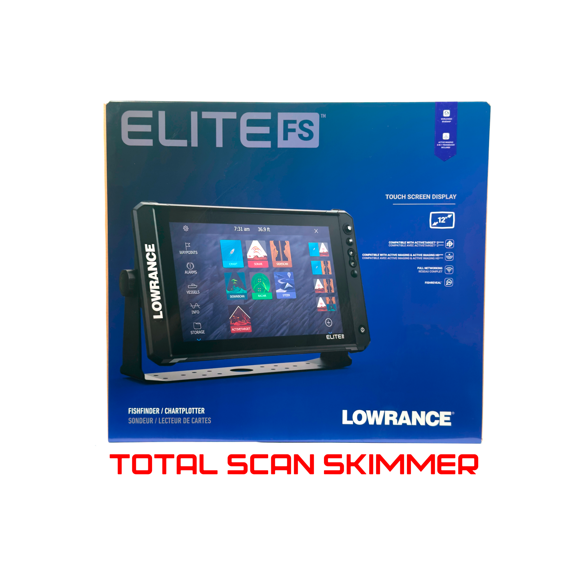 Эхолот Lowrance Elite 12 FS с датчиком TotalScan — купить в VINOGRAD ...